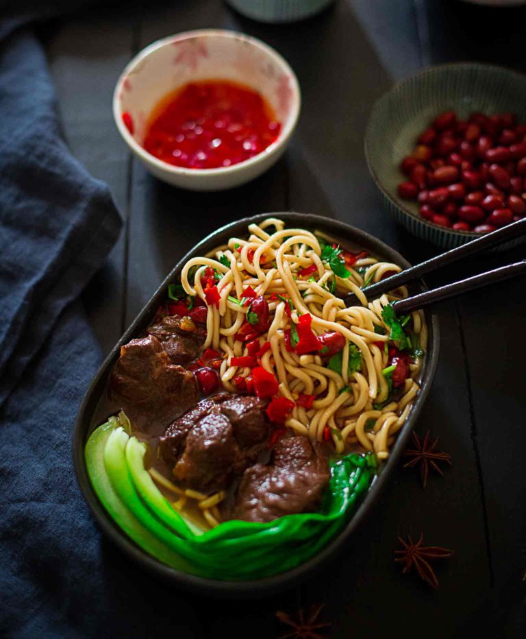 Chinese Braised Beef Noodle Soup - Cooking With Lei