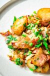 Pan Fried Baby Potatoes With Bacon - Cooking With Lei