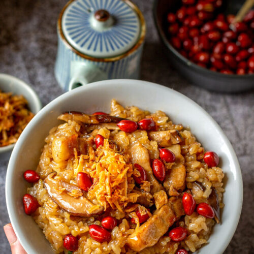 Chinese Sticky Rice With Pork Belly - Cooking With Lei
