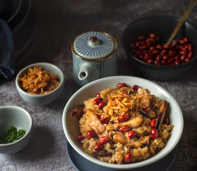 Chinese Sticky Rice With Pork Belly - Cooking With Lei