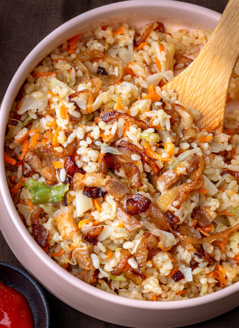 One Pot Rice With Pork And Veggies - Cooking With Lei