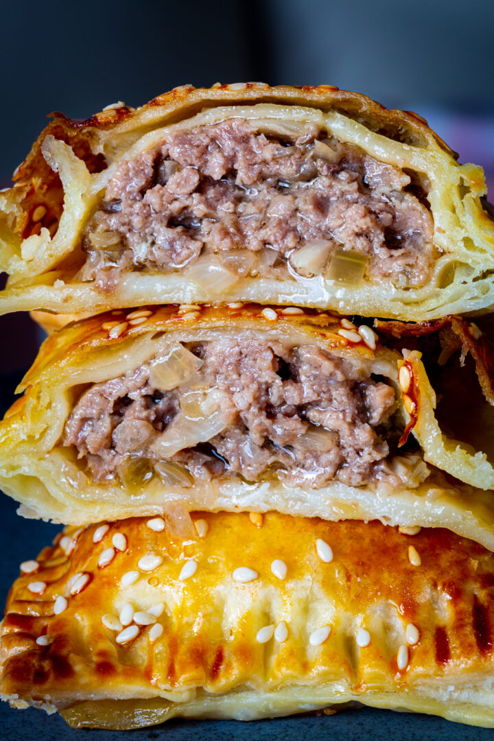 Ground Beef Pastry - Savory Hand Pies - Cooking With Lei