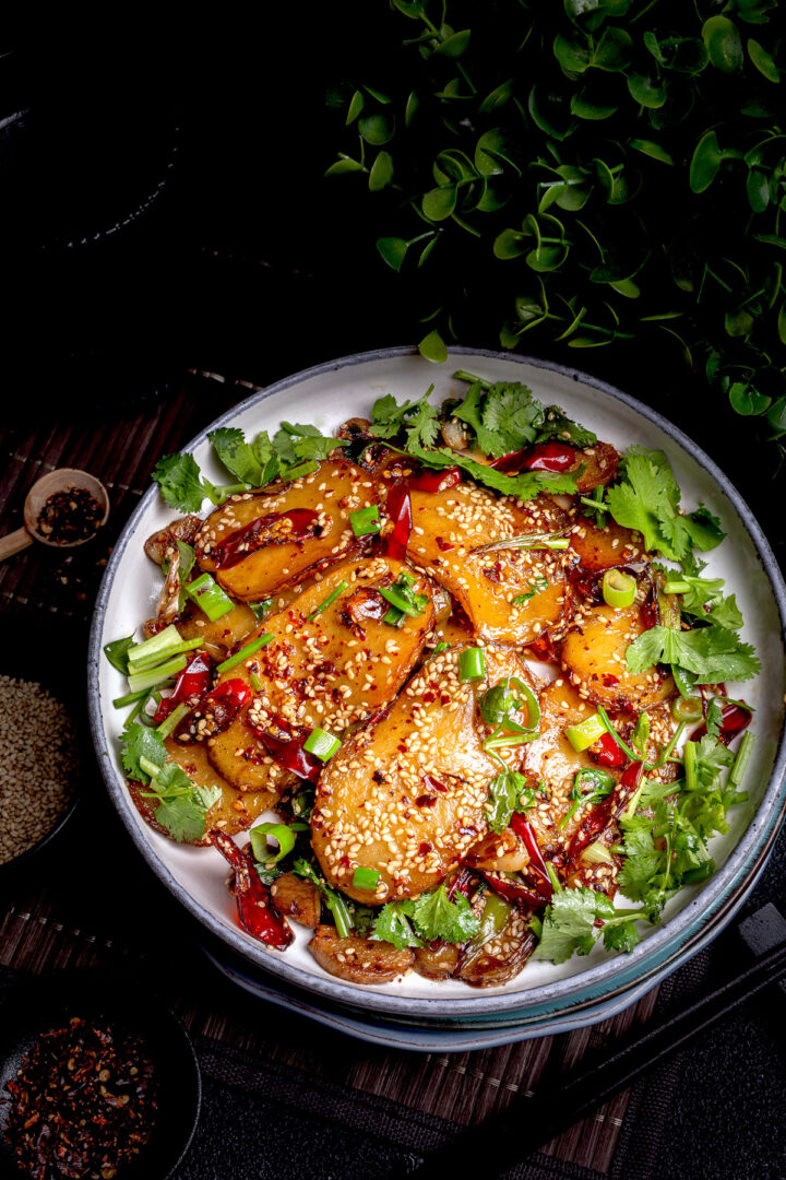 Chinese Spicy Potato Recipe - Cooking With Lei