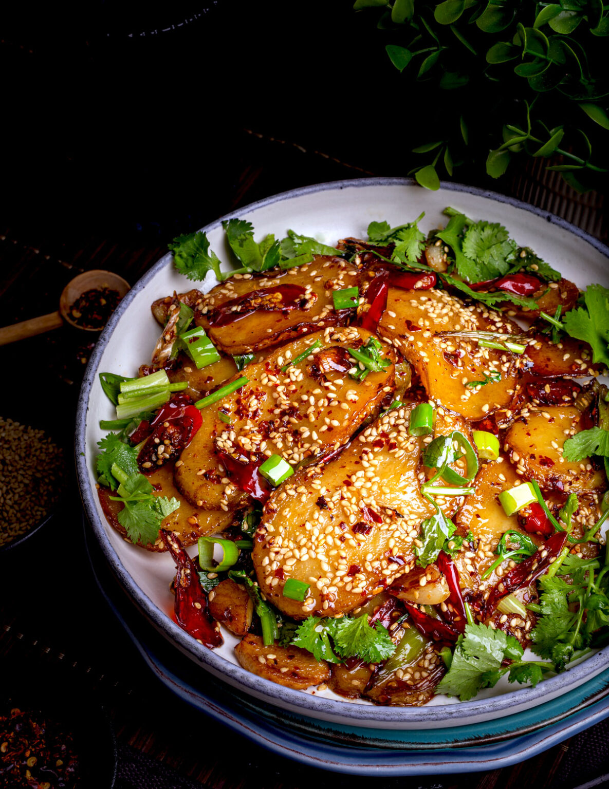 Chinese Spicy Potato Recipe - Cooking With Lei