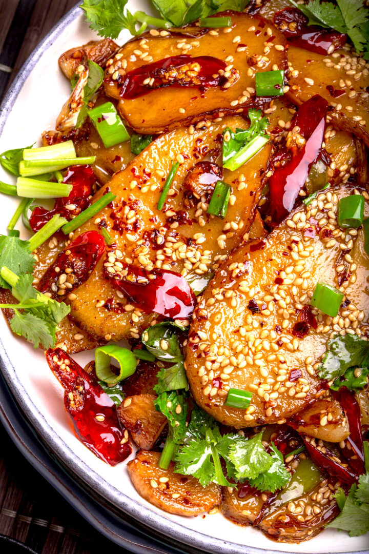 Chinese Spicy Potato Recipe - Cooking With Lei