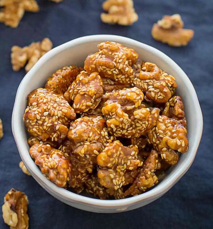 Candied Walnut Recipe - Chinese Style - Cooking With Lei