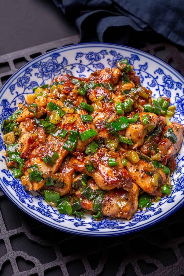 Scallion Chicken - Cooking With Lei