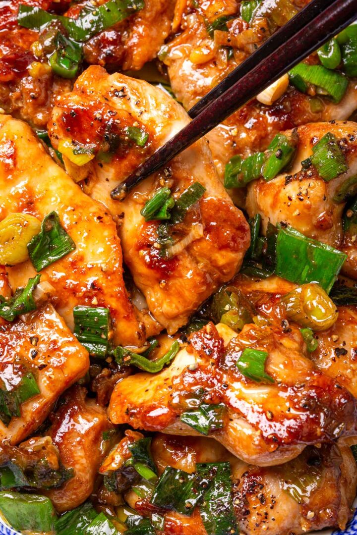 Scallion Chicken - Cooking With Lei