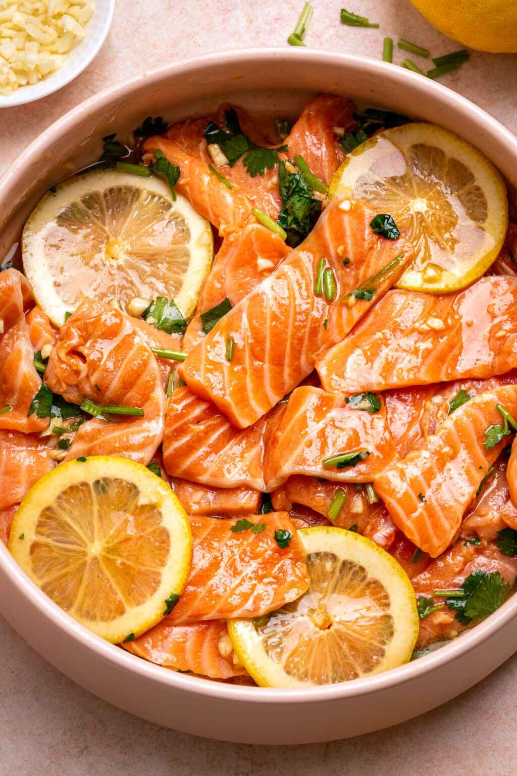 Salmon Crudo - Asian Dressing - Cooking With Lei
