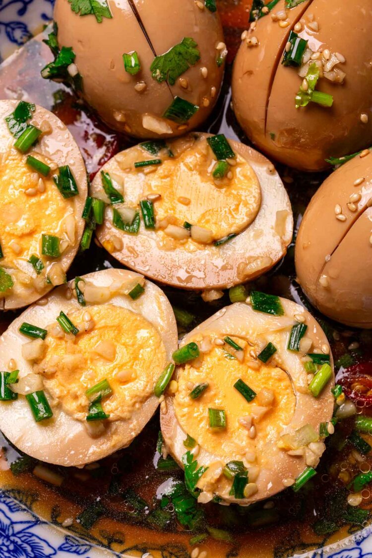 Marinated Eggs - Cooking With Lei