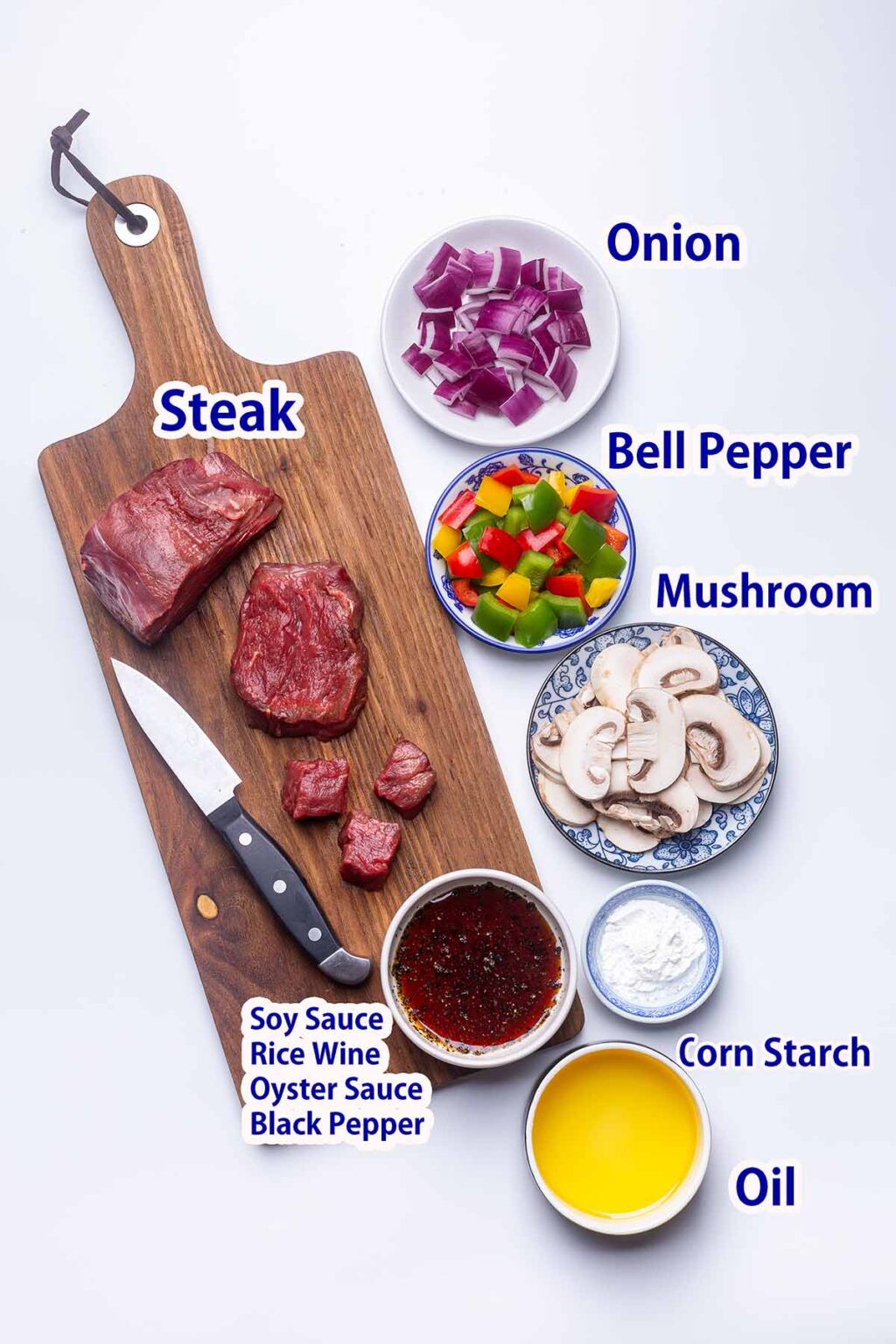Chinese Steak Bites with Black Pepper Sauce - Cooking With Lei